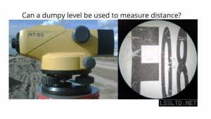 How to use a dumpy level to measure distance.